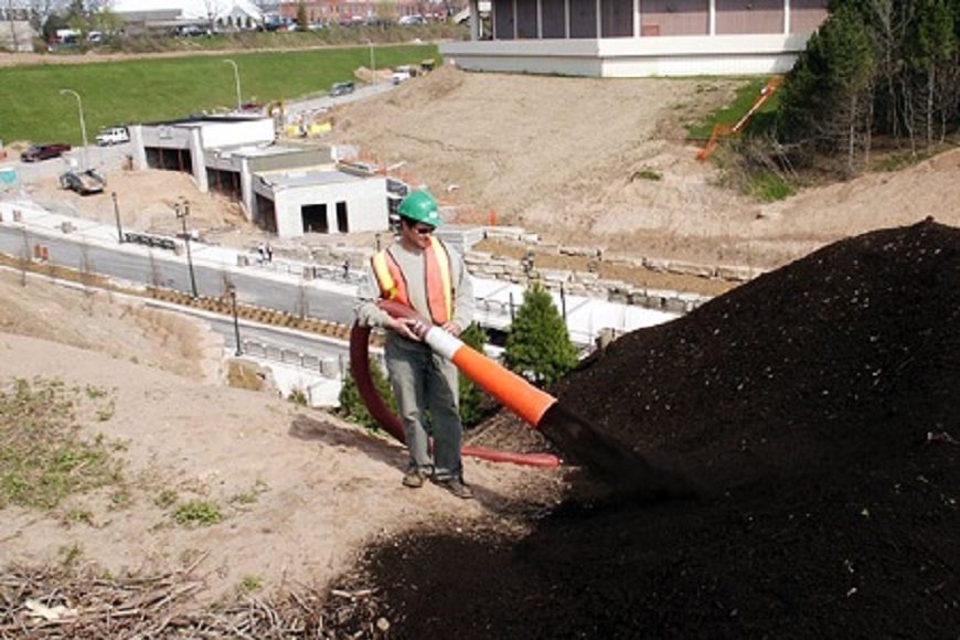 Landsource Organix Images of Blower Truck Applications